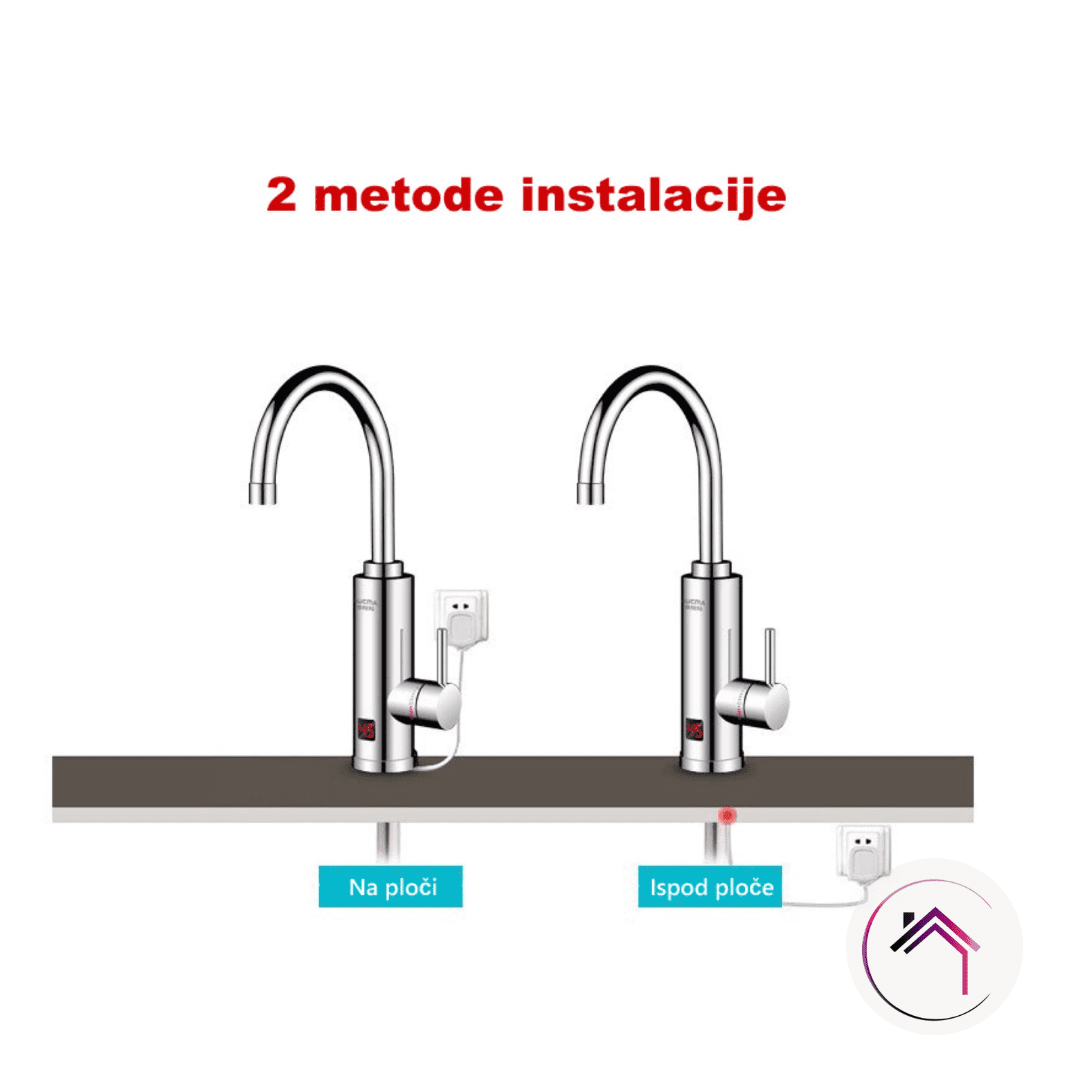 Električna INOX slavina za instant toplu vodu - SVAN - Simpatično ...
